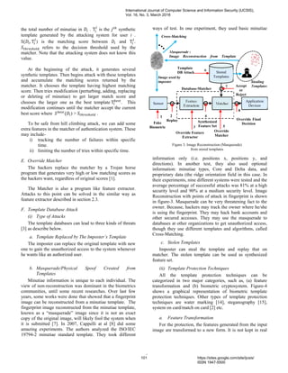 Vulnerabilities of Fingerprint Authentication Systems and Their Securities | PDF