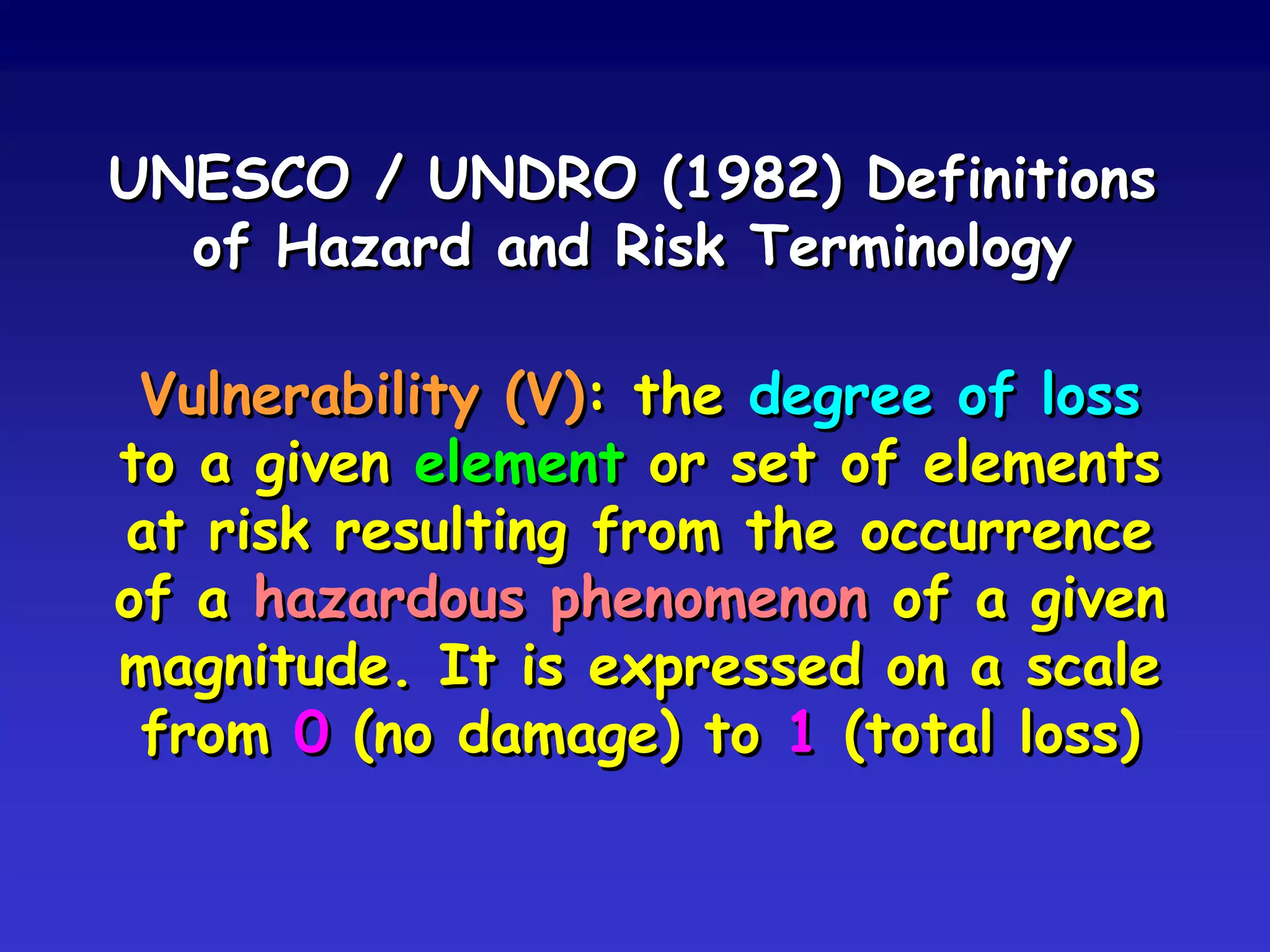 Vulnerability to Disasters | PDF