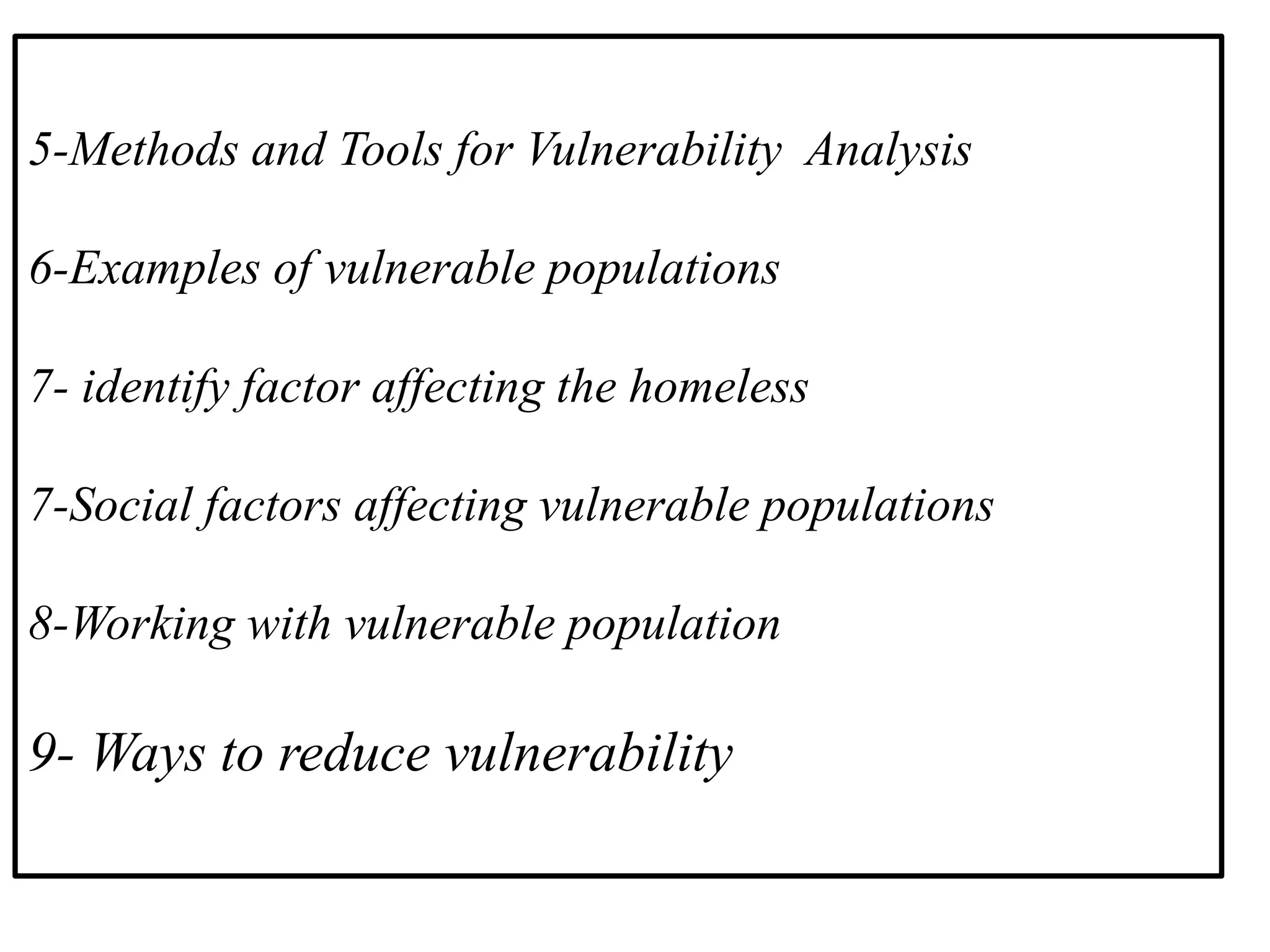 Vulnerability | PPTX