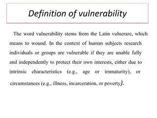 Vulnerability | PPTX