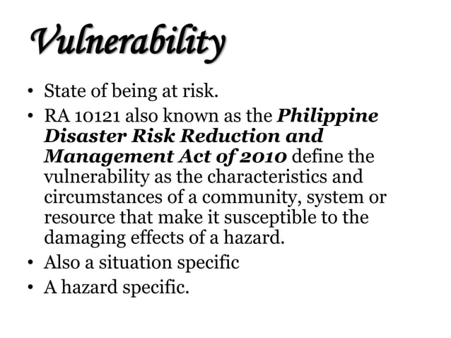 Vulnerability.pptx | Environment | Science