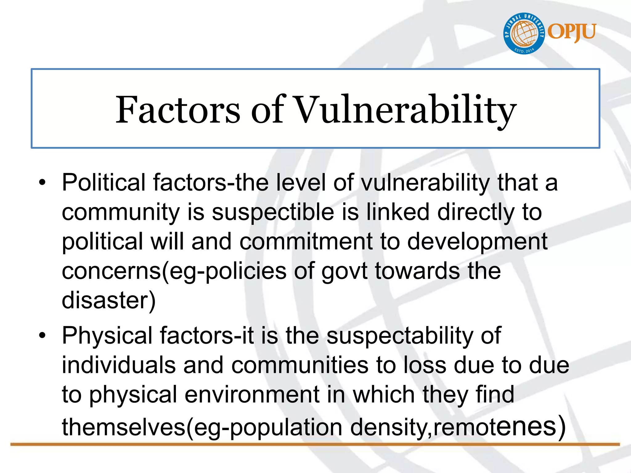 Vulnerability analysis and experience of vulnerability in india | PPTX