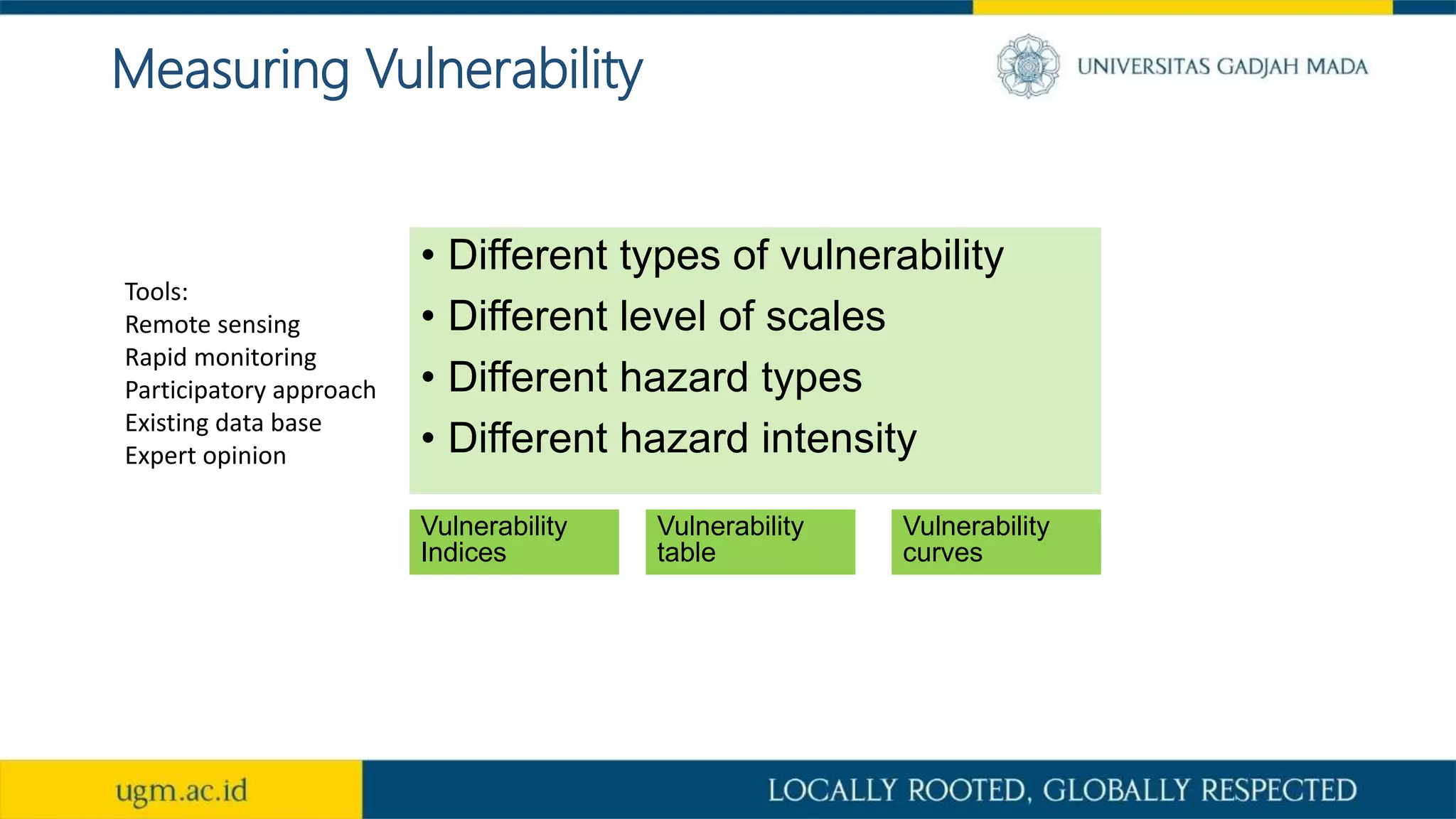Exercise on Hazard and Vulnerability Analysis | PPTX | Geology | Science