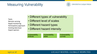 Exercise on Hazard and Vulnerability Analysis | PPTX | Geology | Science