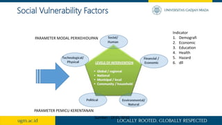 Exercise on Hazard and Vulnerability Analysis | PPTX | Geology | Science