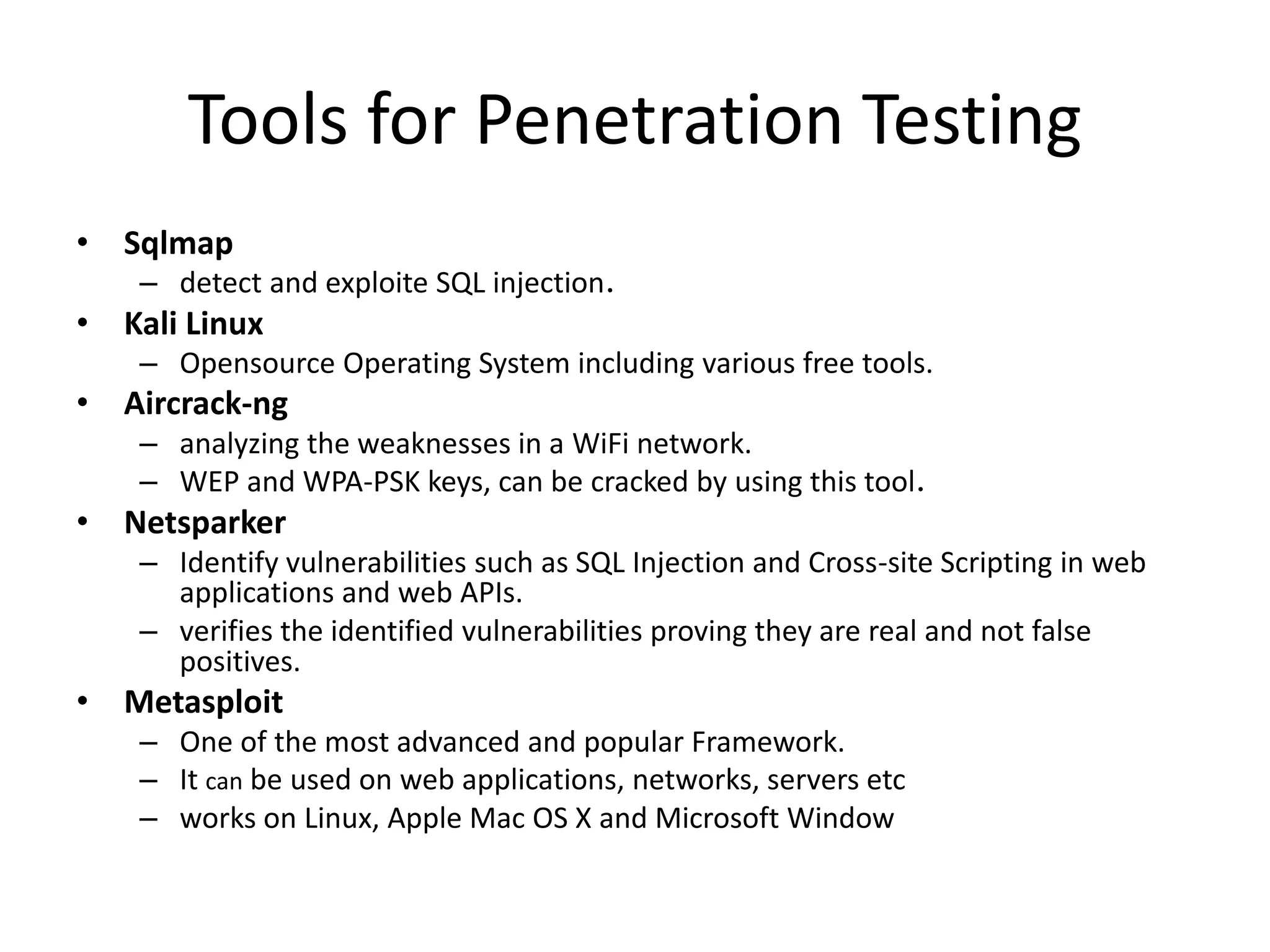 Vulnerability Assessment And Penetration Testing Pptx