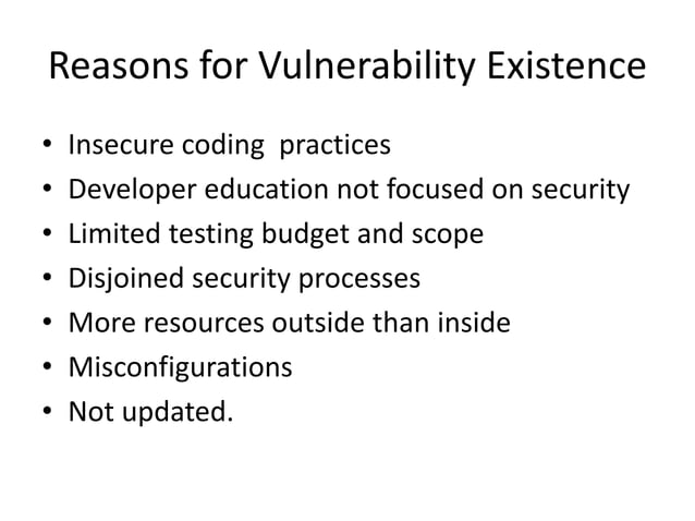Vulnerability assessment and penetration testing | PPTX