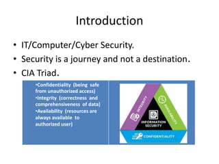 Vulnerability assessment and penetration testing | PPTX