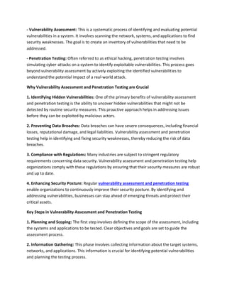 Understanding the Importance of Cyber Security Assessment Services | PDF | Free Download