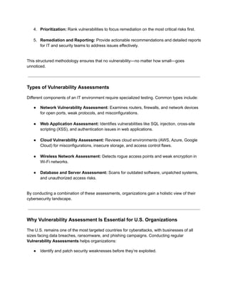 Vulnerability Assessment in Cyber Security_ The First Line of Defense ...