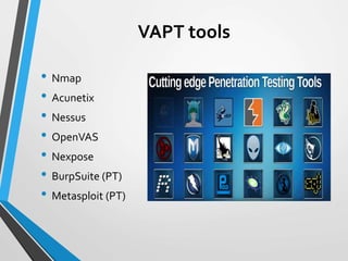 Vulnerability assessment & Penetration testing Basics | PPTX ...