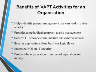 Vulnerability assessment & Penetration testing Basics | PPTX ...