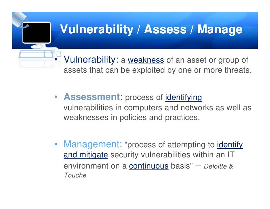 Vulnerability Management
