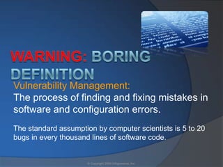 Vulnerability Management | PPT