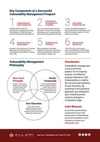 How to Implement a Robust JDE Vulnerability Management Program | PDF