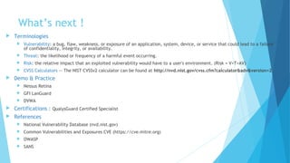 Vulnerability manager v1.0 | PPT