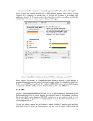 Vulnerability scanners a proactive approach to assess web application security | PDF ...