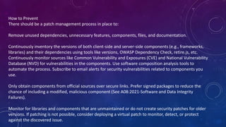 vulnerable and outdated components.pptx