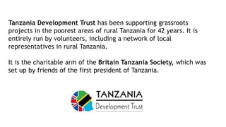 Tanzania Development Trusts work on protecting vulnerable girls in ...