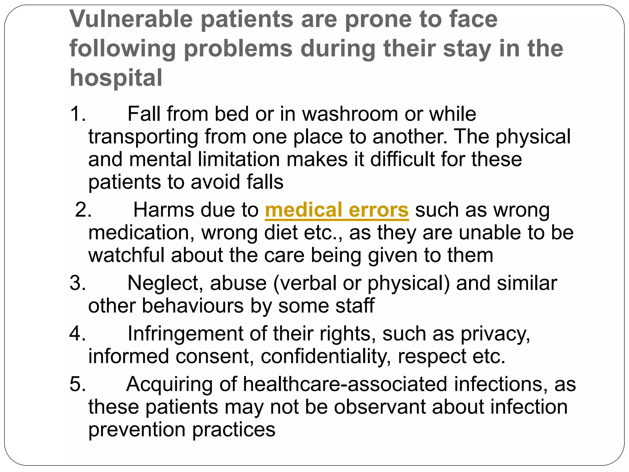 Vulnerable patient policy | PPTX