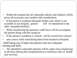 Vulnerable patient policy | PPTX