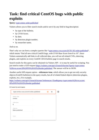 Vulners: Google for hackers | PDF | Databases | Computer Software and Applications