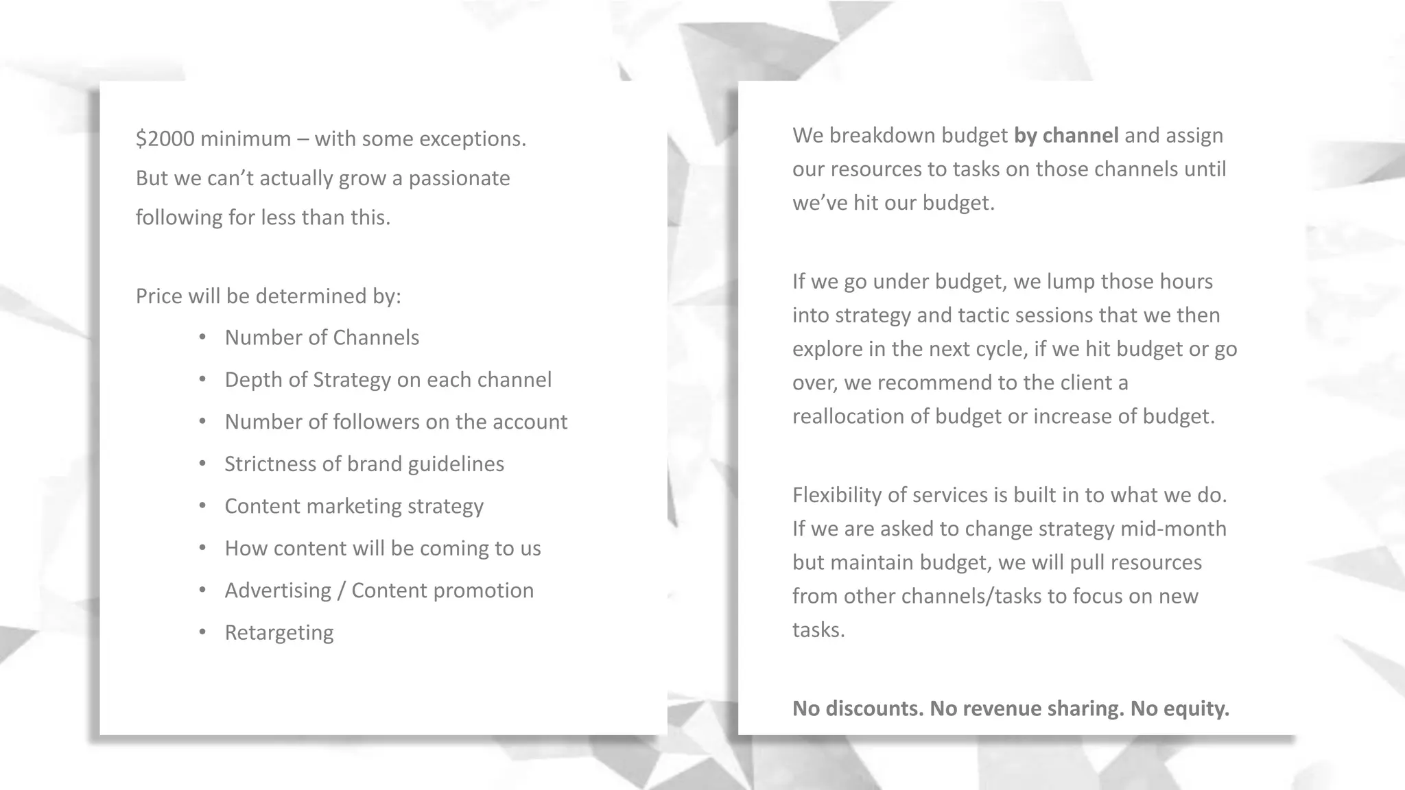 Social Media Marketing Agency Sales Deck - Vulpine Interactive | PDF