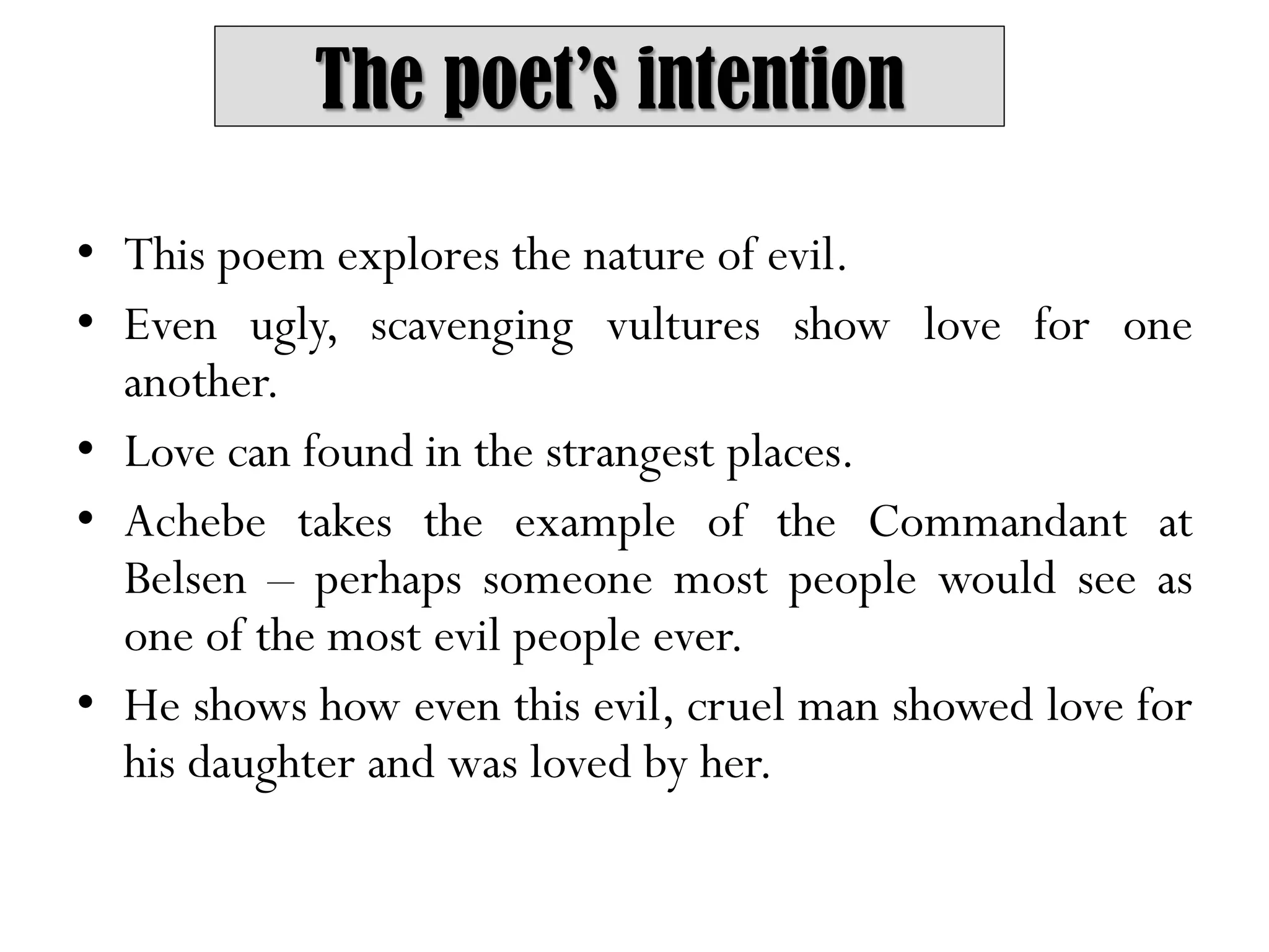 Vultures - Chinua Achebe | PDF