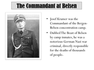 Josef Kramer Biography