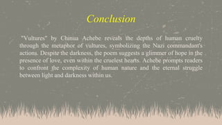 'Vultures' by Chinua Achebe: African Literature (1).pptx