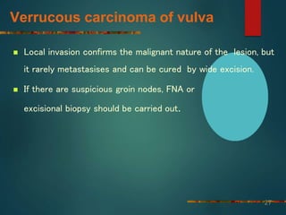 Vulval Cancer Diagnosis and Staging | PPTX