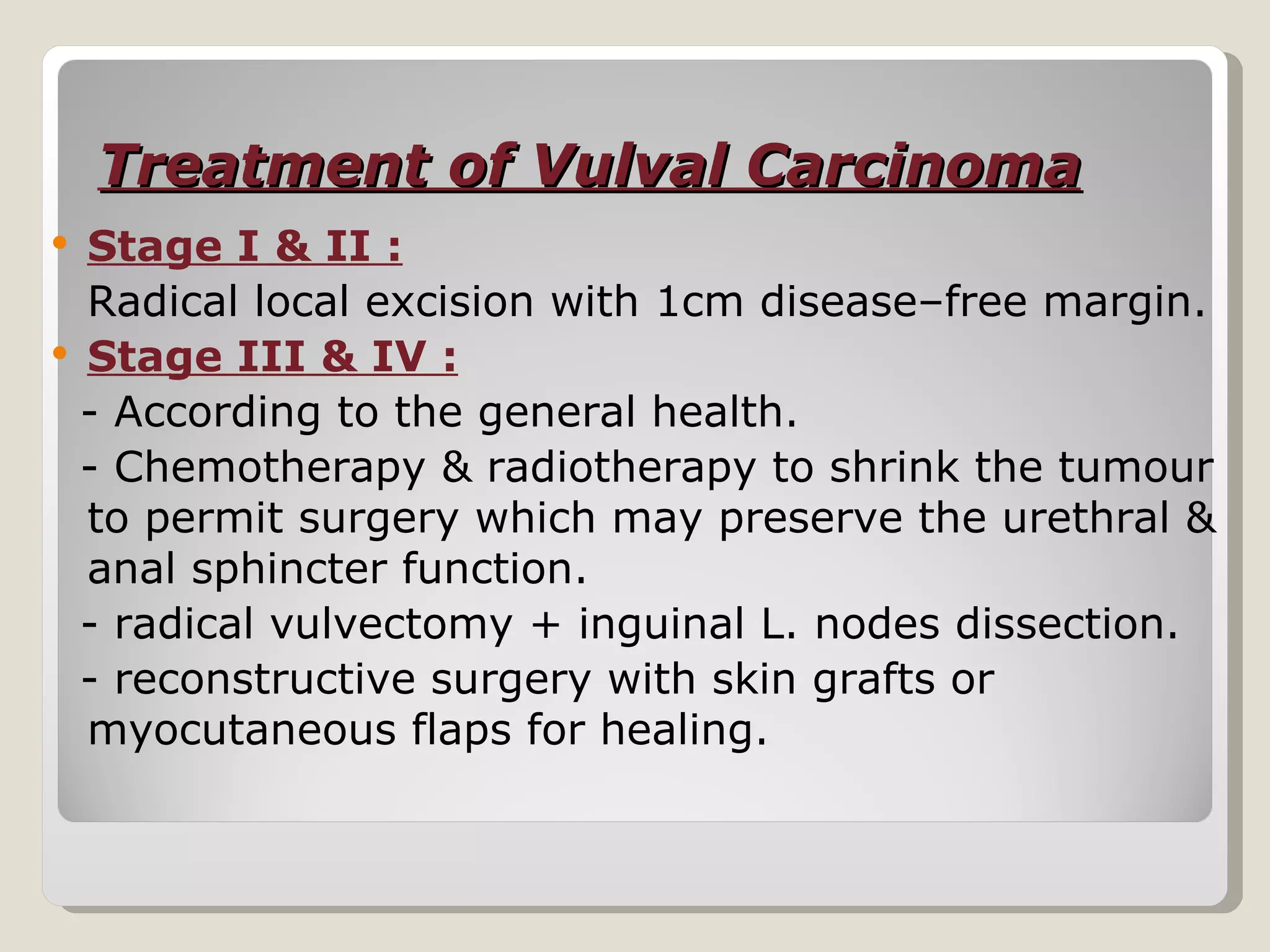 gynaecology.Vulval and vaginal benign and malignant conditions.(dr.mahabat) | PPT