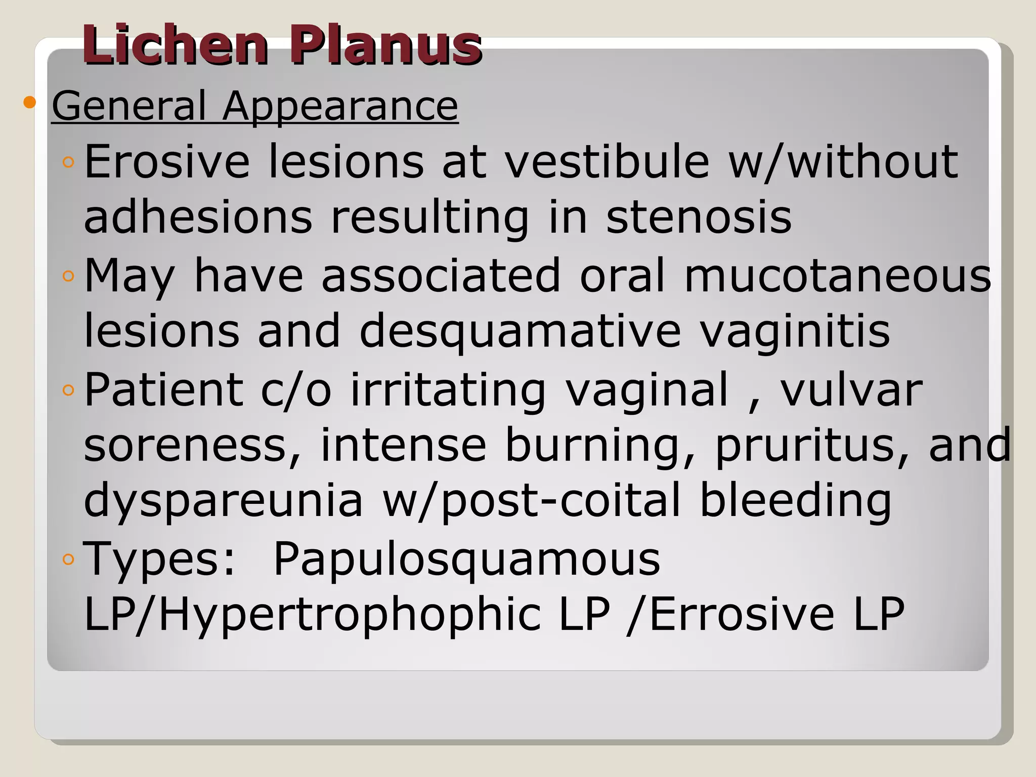 gynaecology.Vulval and vaginal benign and malignant conditions.(dr ...