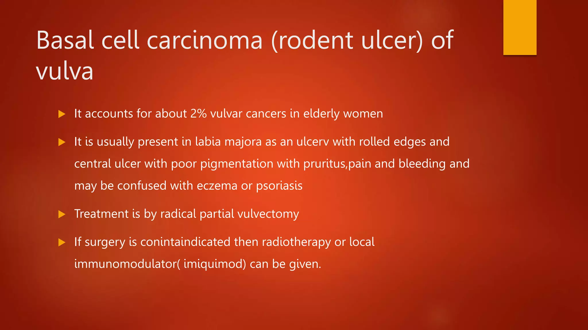 vulval cancer 🍁 | PPTX