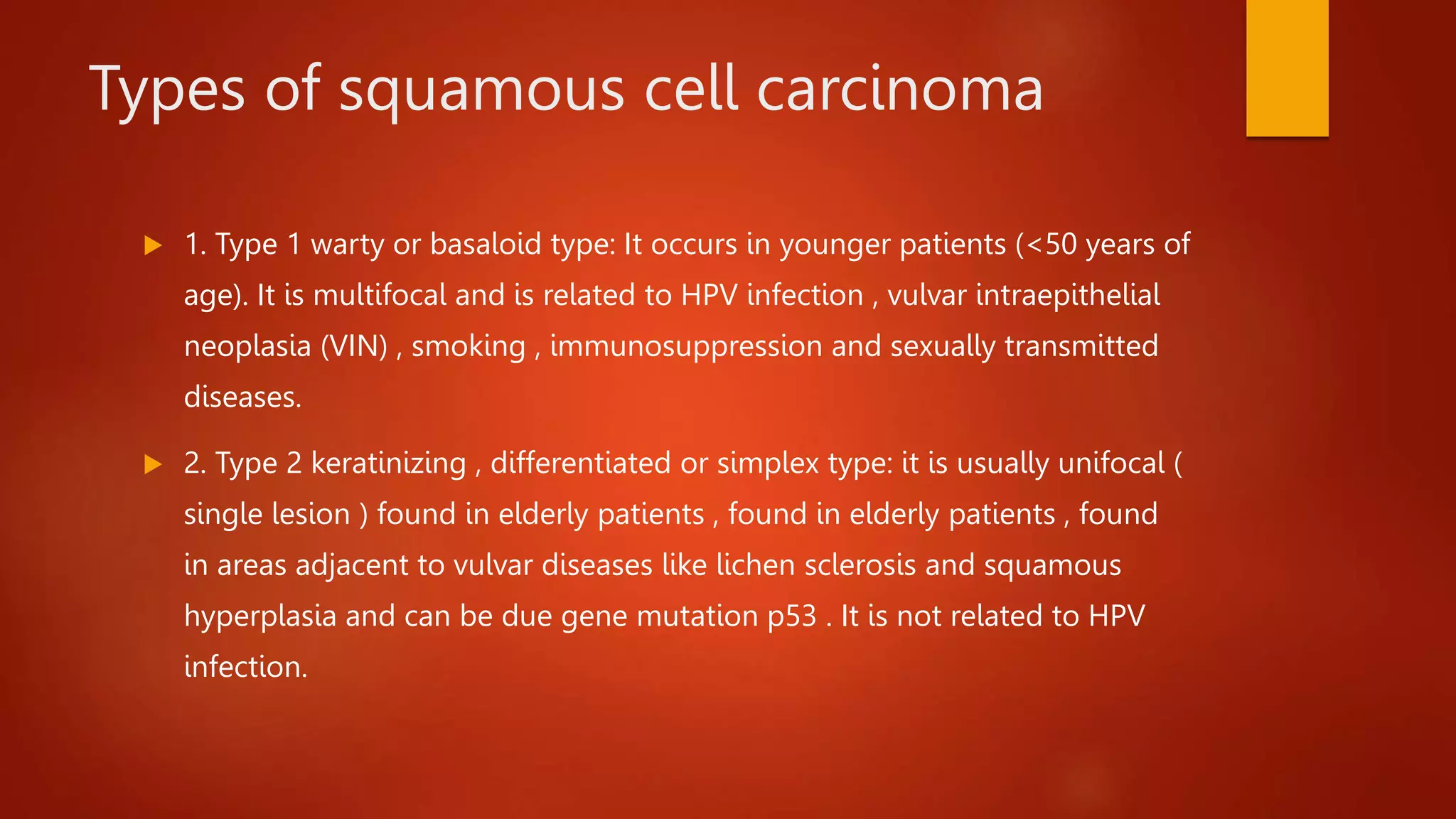 vulval cancer 🍁 | PPTX