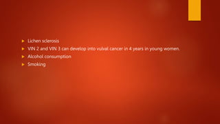 vulval cancer 🍁 | PPTX