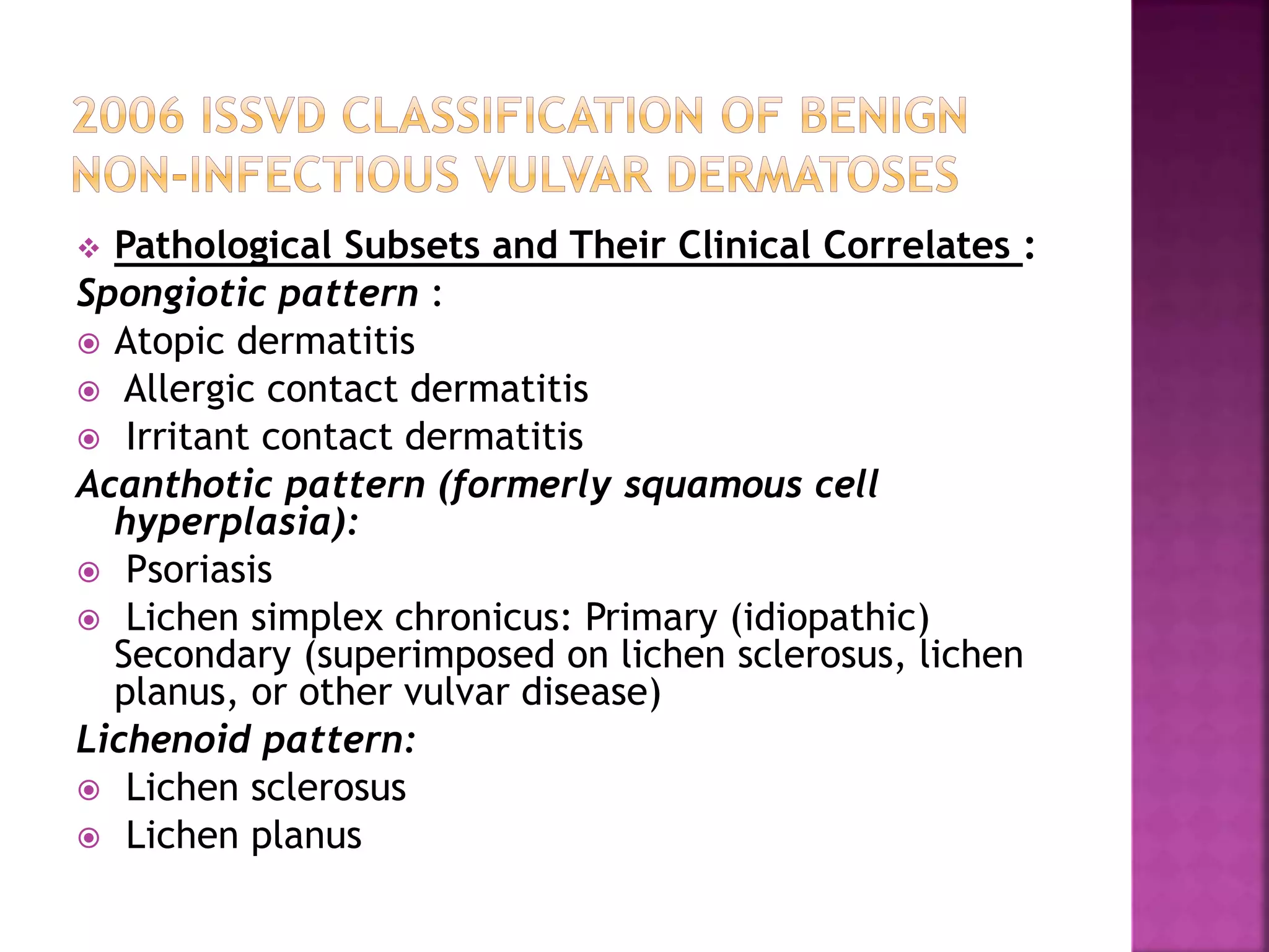 Vulval skin disorders | PPTX