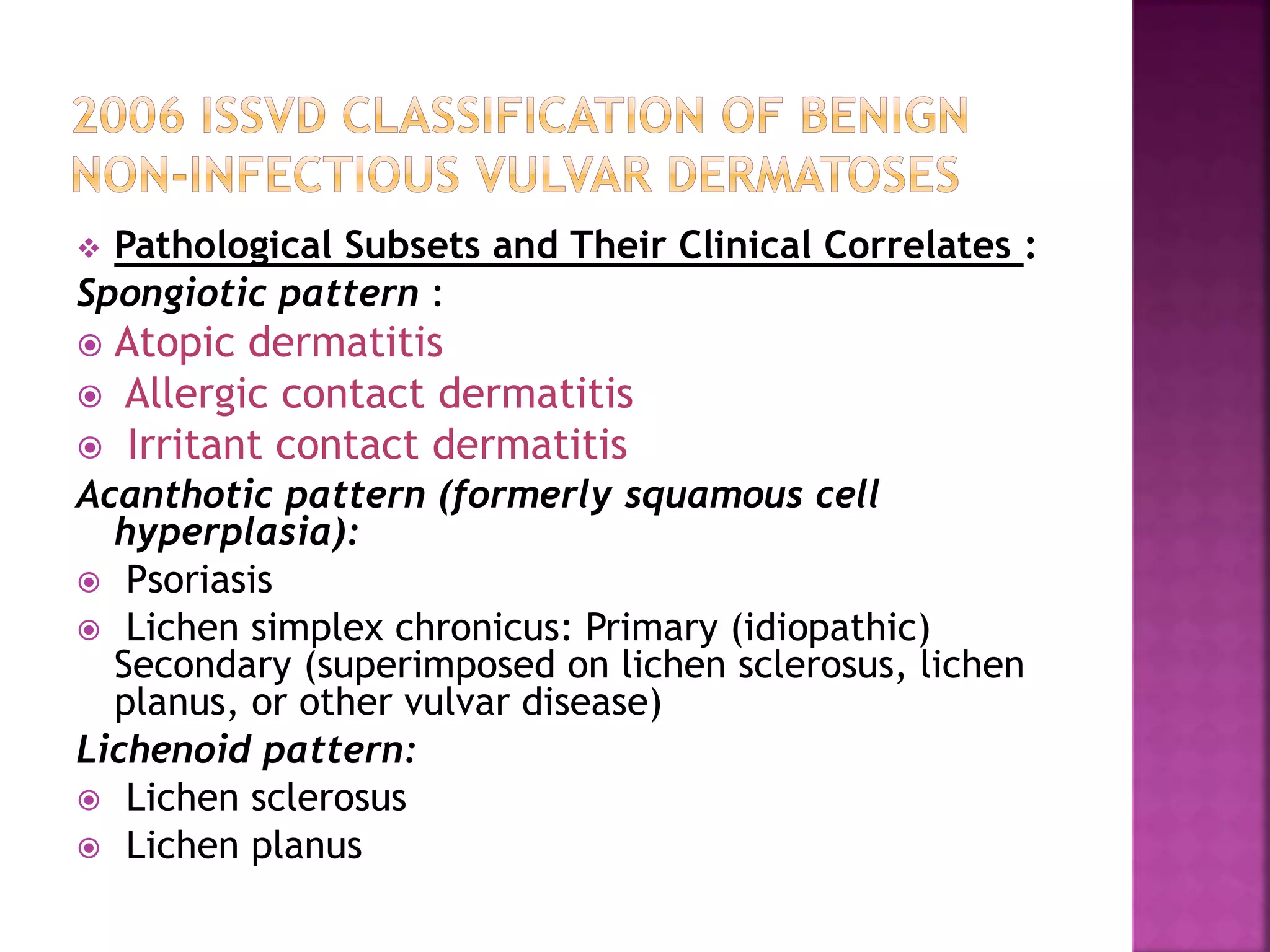 Vulval skin disorders | PPTX