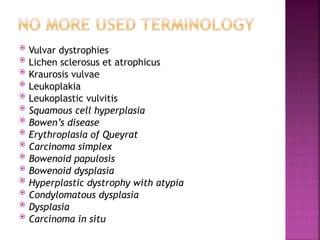 Vulvar Dystrophy Squamous Hyperplasia