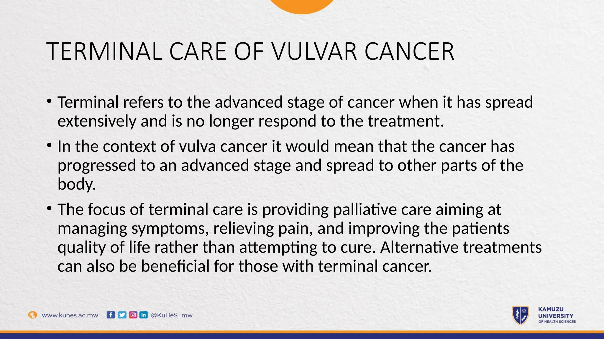 VULVAR CANCER group 4 PowerPoint presentation | PPTX