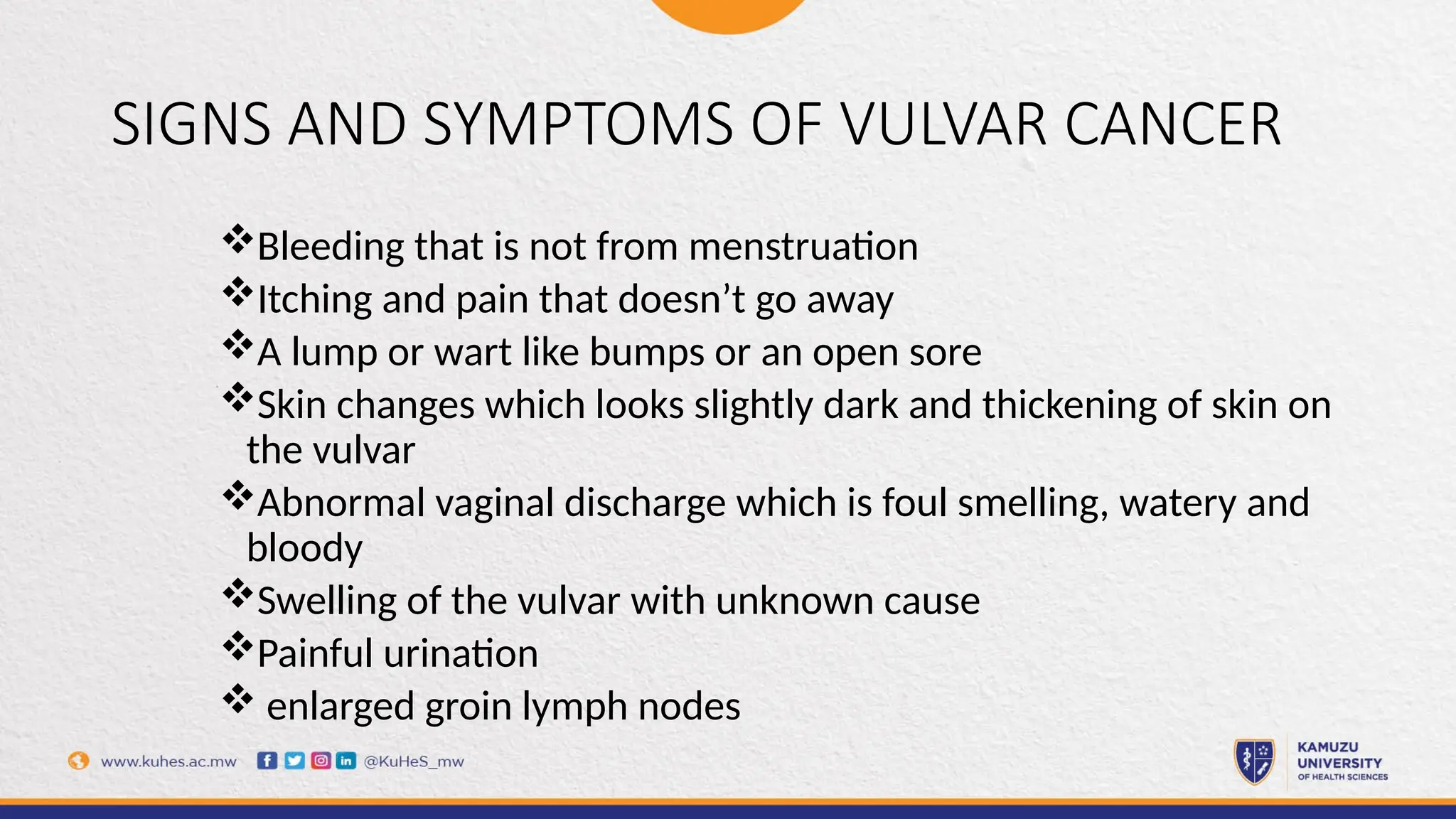 VULVAR CANCER group 4 PowerPoint presentation | PPTX