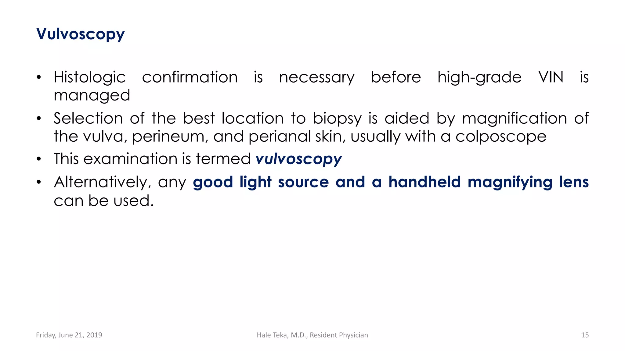 Vulvar cancer (preinvasive and invasive) | PDF