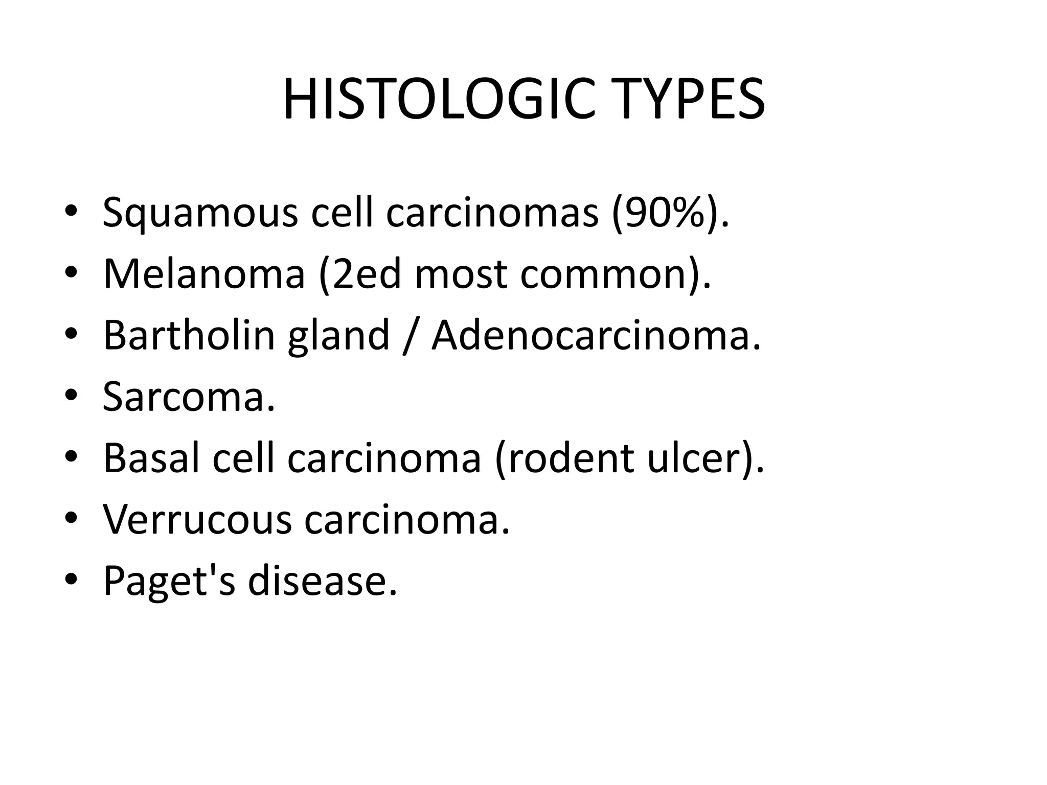 VULVAR CARCINOMA - staging and stagewise management Layers and Pouches ...