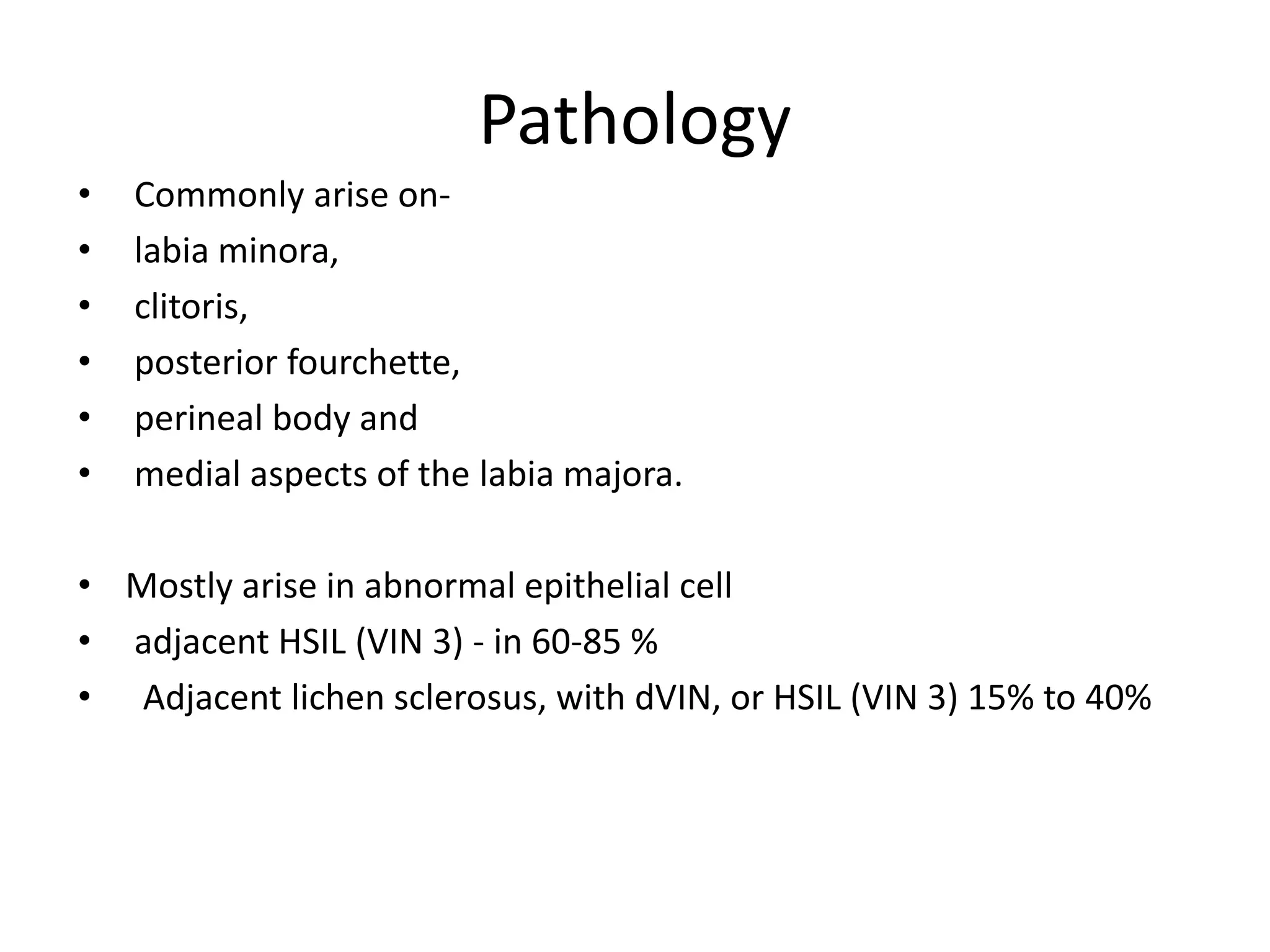 VULVAR CARCINOMA - staging and stagewise management Layers and Pouches ...