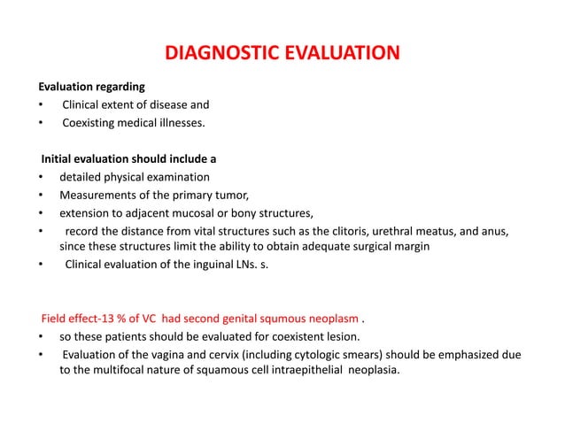 VULVAR CARCINOMA - staging and stagewise management Layers and Pouches ...