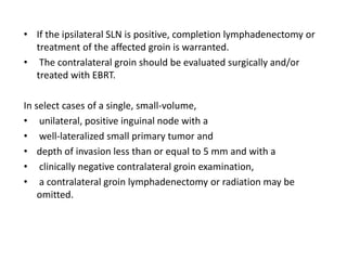 VULVAR CARCINOMA - staging and stagewise management Layers and Pouches ...