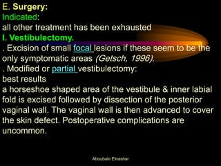 Vestibulectomy