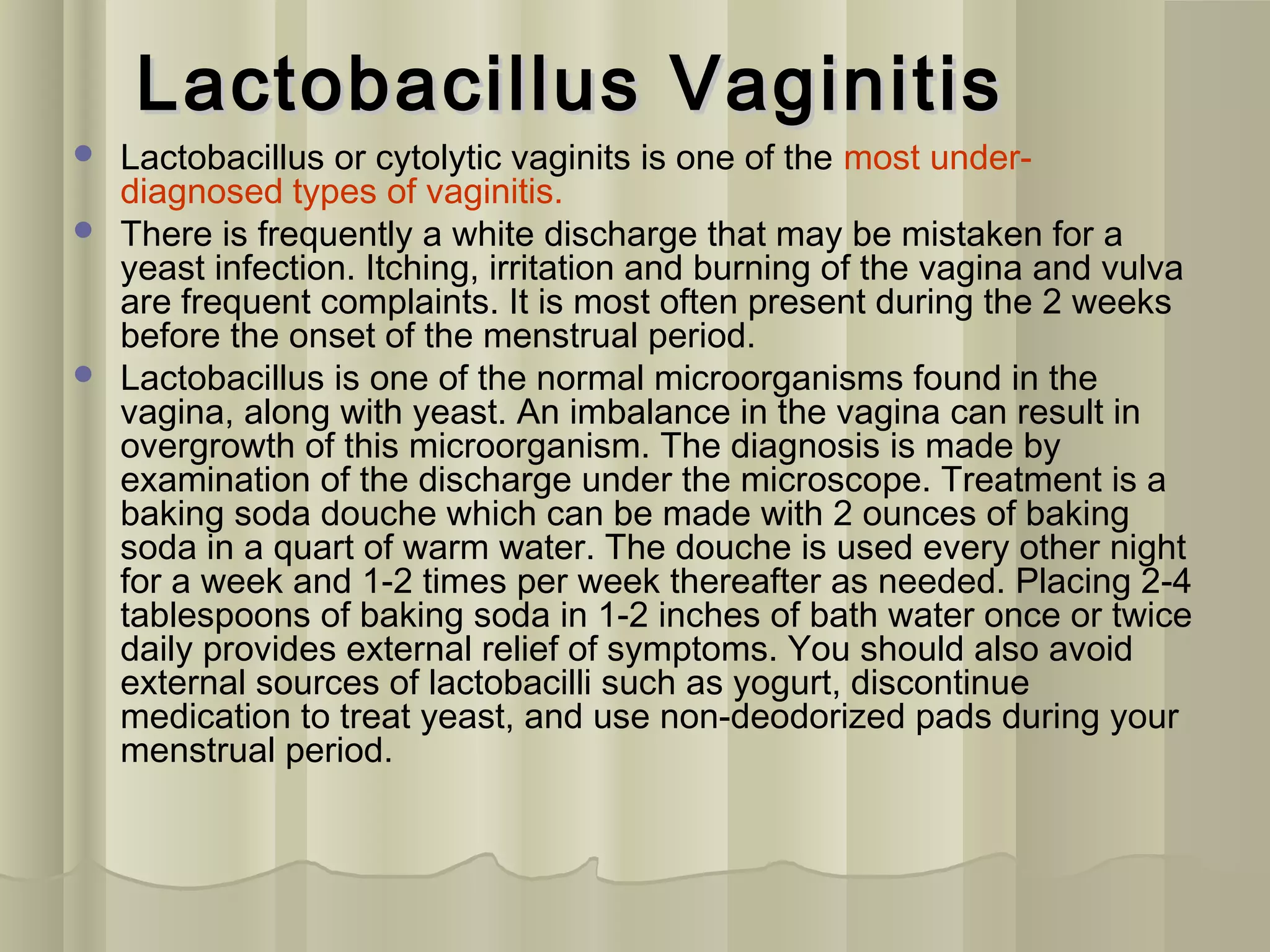 Vulvovaginal infection | PPT