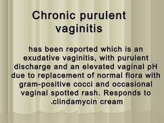 Vulvovaginal infection | PPT