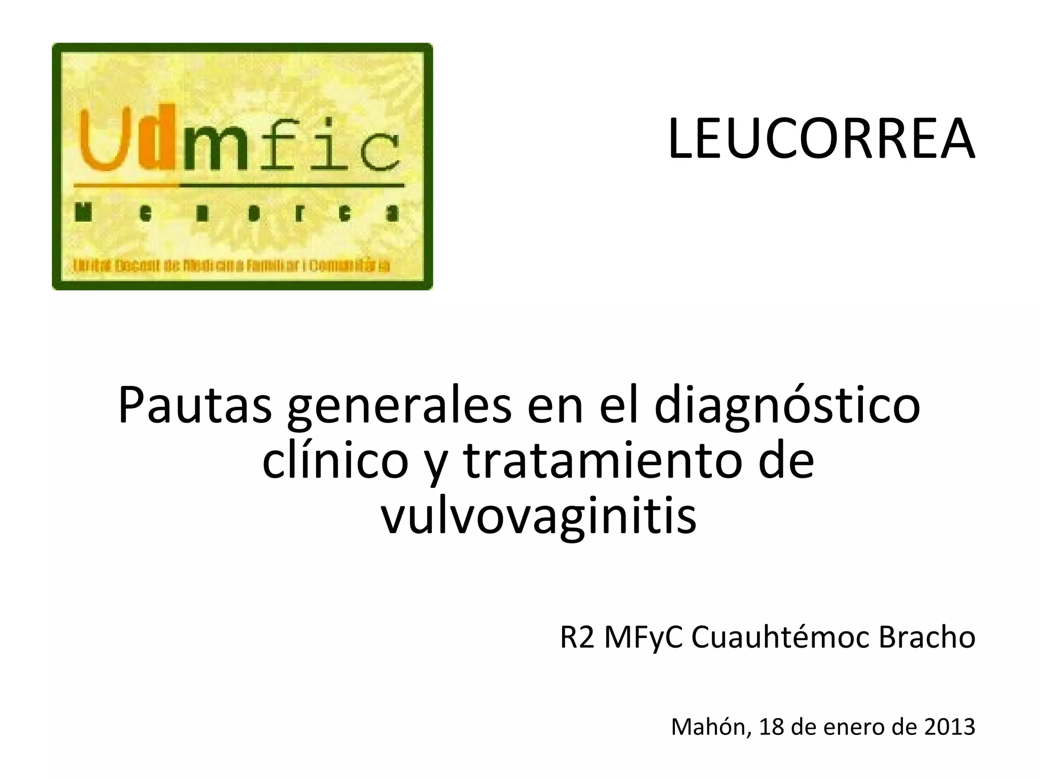 Vulvovaginitis | PPT